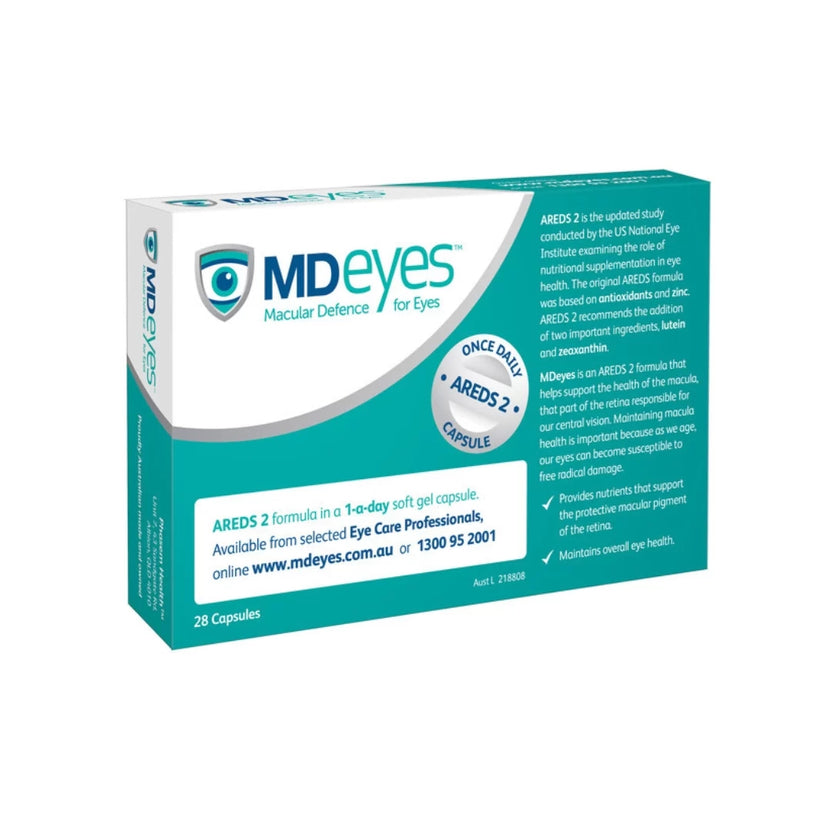 MDeyes – Vision Supplements 28 Capsules – IHOLICS Optician & Optometrist